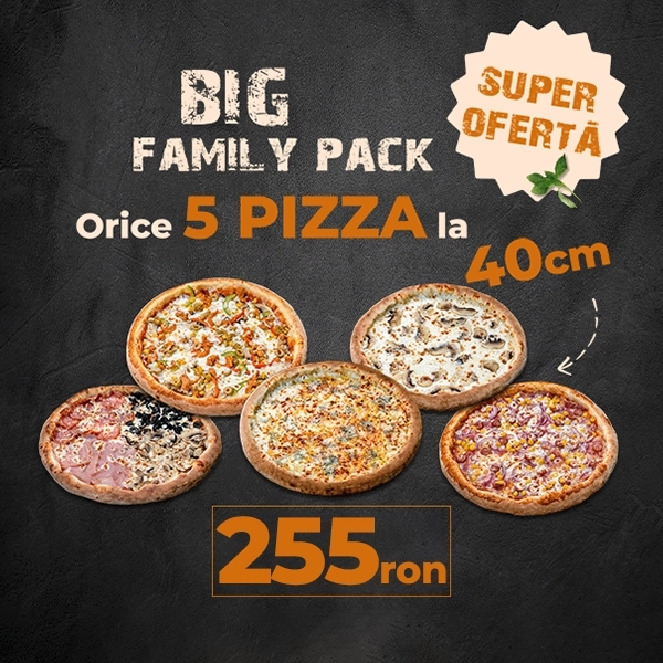 Big Family Pack - Time 4 Pizza